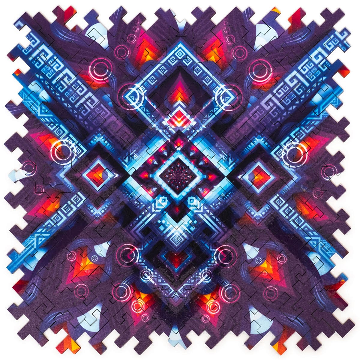 Abstraction Neon Geometry – Unidragon